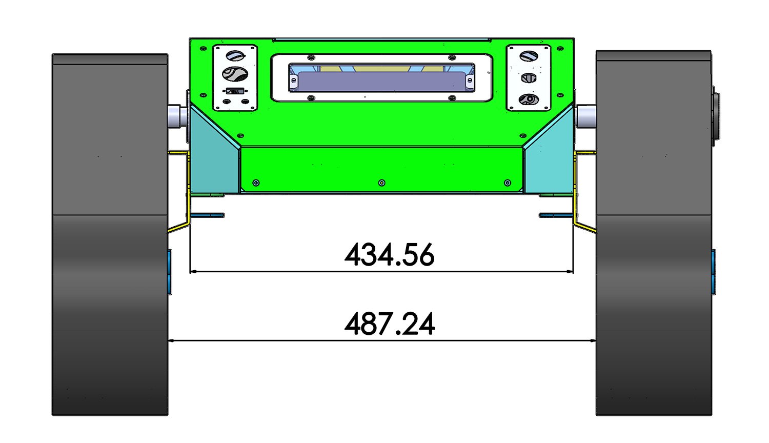 MaxxII S – UGV – Tracked Robot Vehicle with suspensions – Robodyne